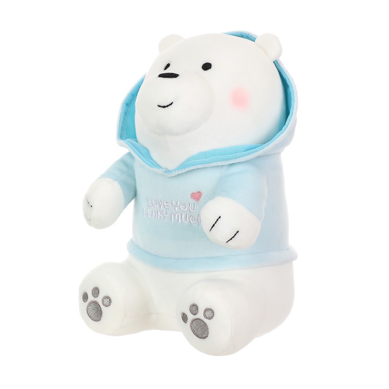 Miniso x We Bare Bears Plush Toys Grizzly, Panda and Ice Bear | Shopee ...