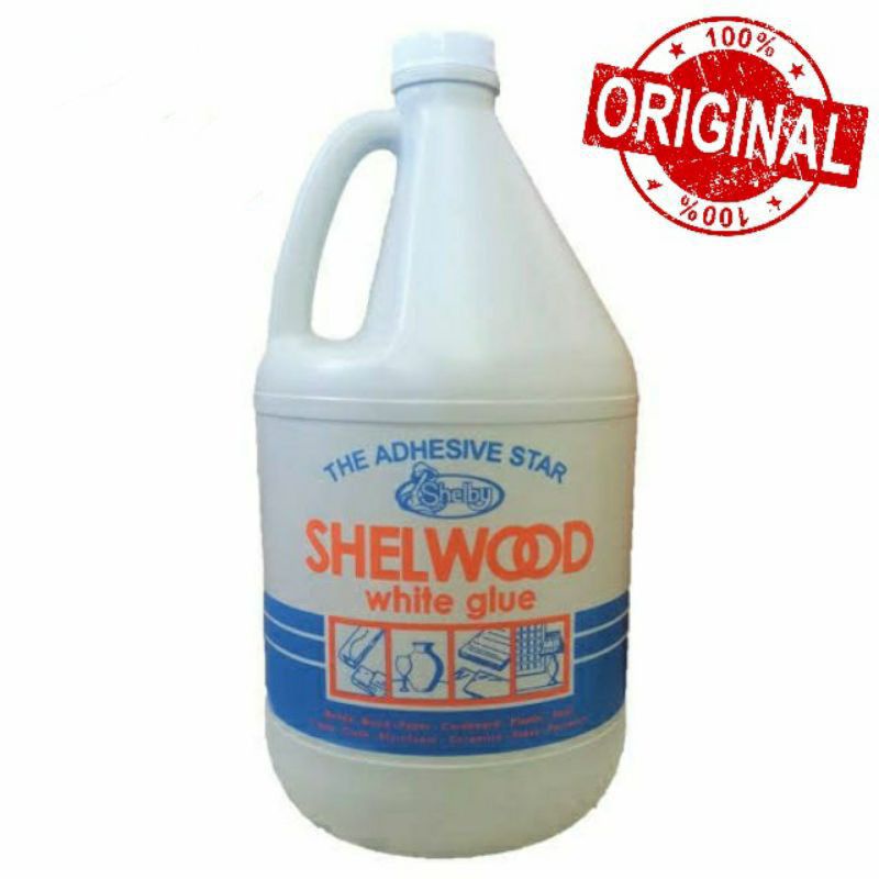 SHELWOOD SHELLWOOD WHITE GLUE GALLON WATER BASE | Shopee Philippines