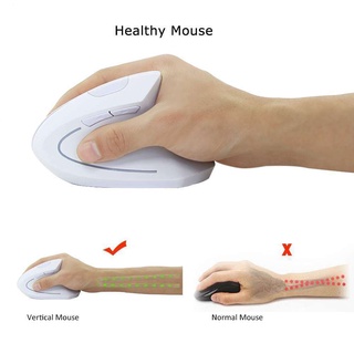 Wireless Right Hand Vertical Mouse Ergonomic Gaming Mouse 2.4G 1600 DPI ...