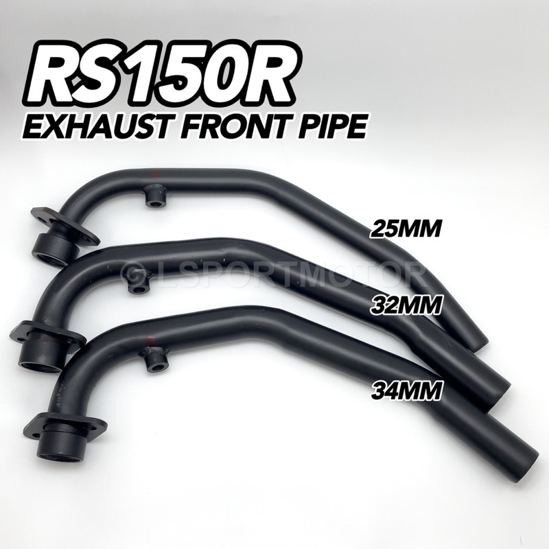 HONDA RS150R EXHAUST FRONT PIPE (25MM/32MM/34MM) EKZOS MUFFLER PIPE ...