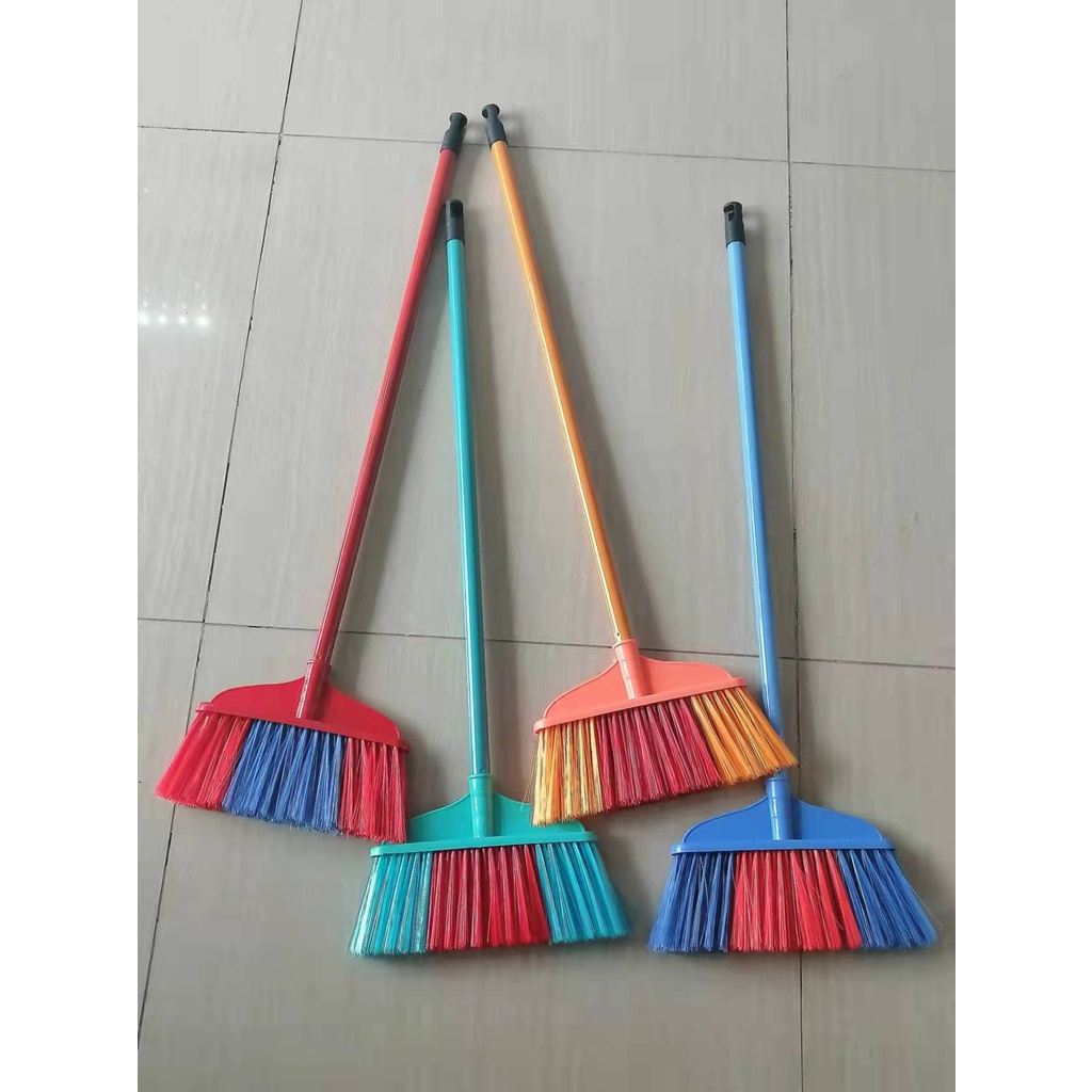 1 PC PLASTIC BROOM WHISK 4 COLORS ( WALIS TAMBO ) | Shopee Philippines
