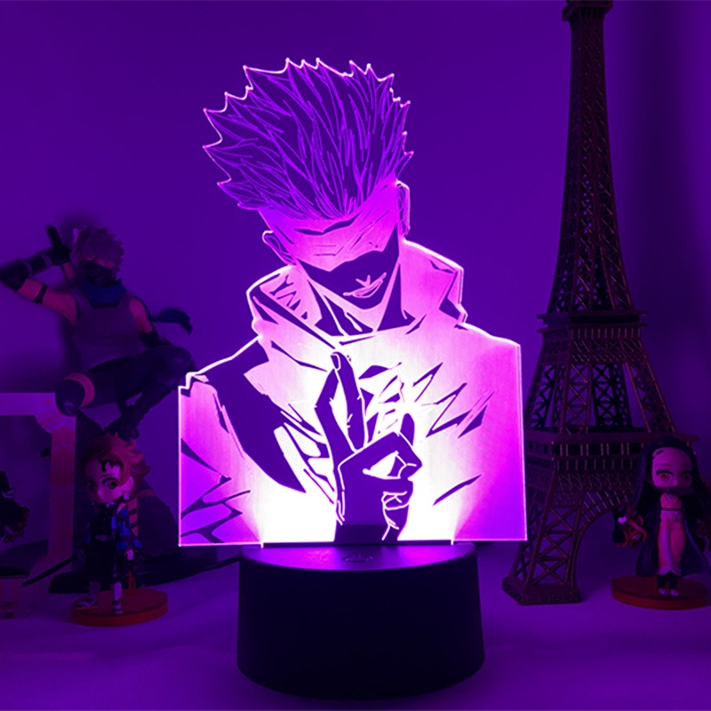 3D LED Jujutsu Kaisen Yuji Itadori Gojo Satoru Nanami Kento Ryomen ...