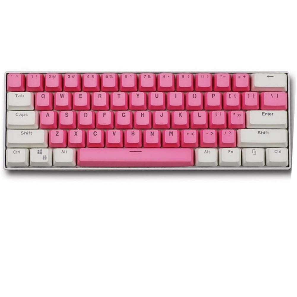 RK 61 Keycaps PBT Material OEM profile Backlit Two-Color Mechanical ...