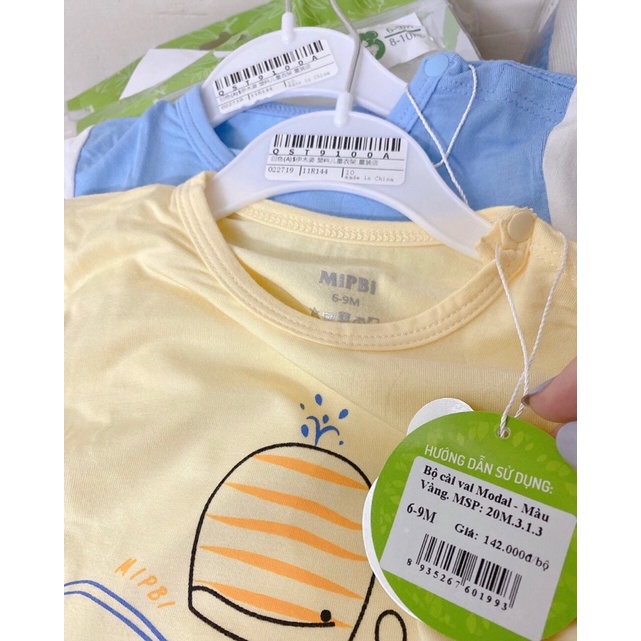 [MIPBI/ Genuine ] Modal long-sleeved set for boys and girls 0-2 years ...