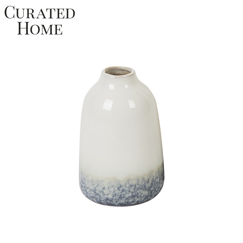 Curated Home Porcelain Vase 6in (Cream and Blue) | Shopee Philippines