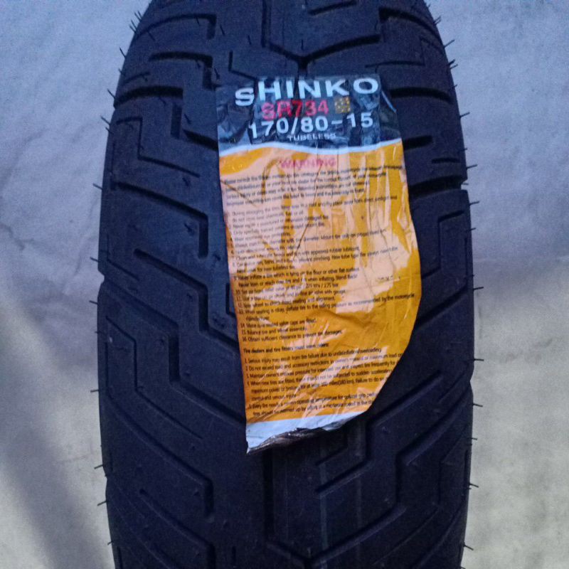 170/80-15 SR734 Tubeless Sport force (SHINKO) | Shopee Philippines