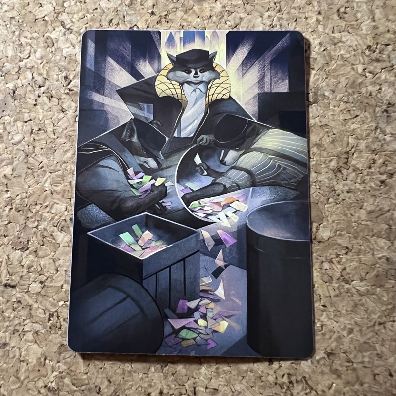 MTG MASKED BANDITS 69/81 ART CARD | STREETS OF NEW CAPENNA | MAGIC THE ...