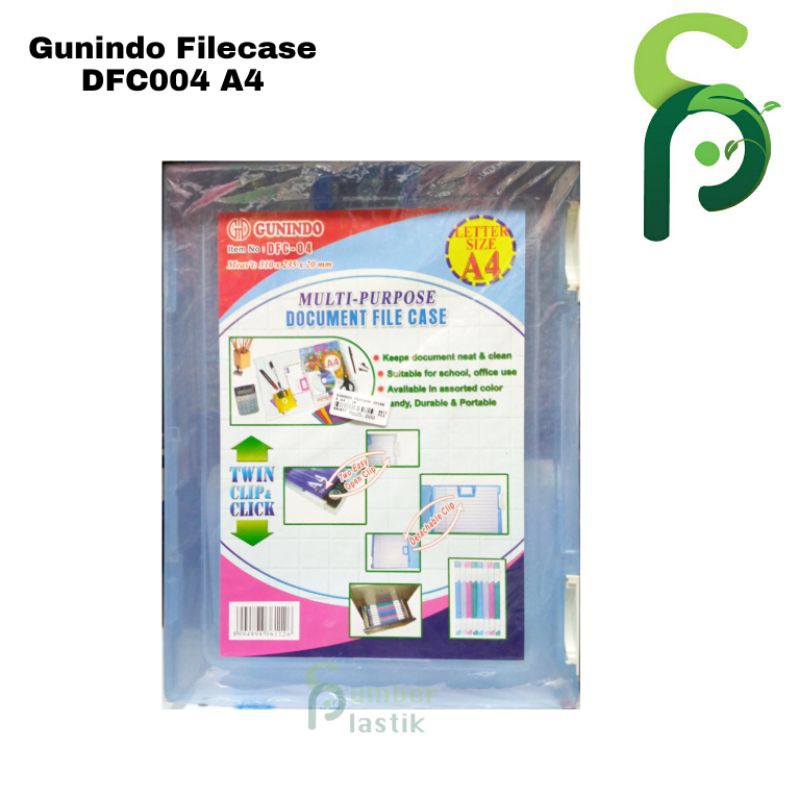 Gunindo FILECASE DFC004 A4 // MAKASSAR Plastic Source | Shopee Philippines