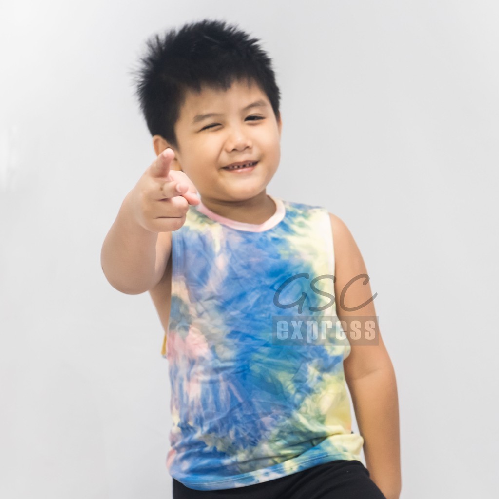 Muscle tee for Kids / Kids Printed and Plain Muscle tee sando (Random ...