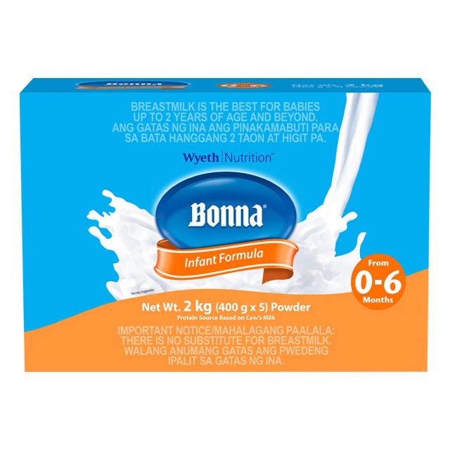 Bonna Infant Milk Box 2kg | Shopee Philippines