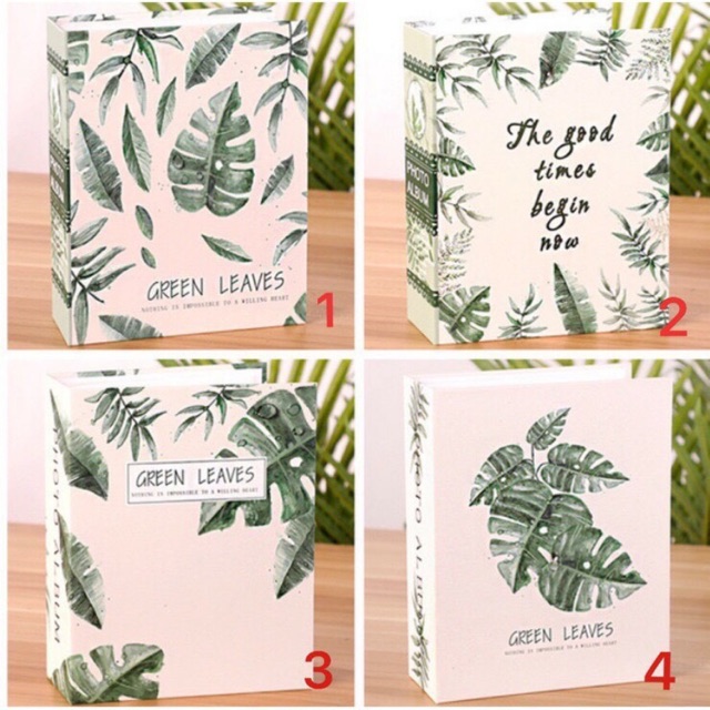 Album of 200 6x9 photos with leaf cover (Fits 6x9 photos and 7x10 ...