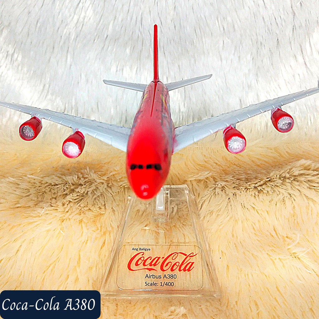 Coca Cola Diecast Airplane with Stand Label! | Shopee Philippines