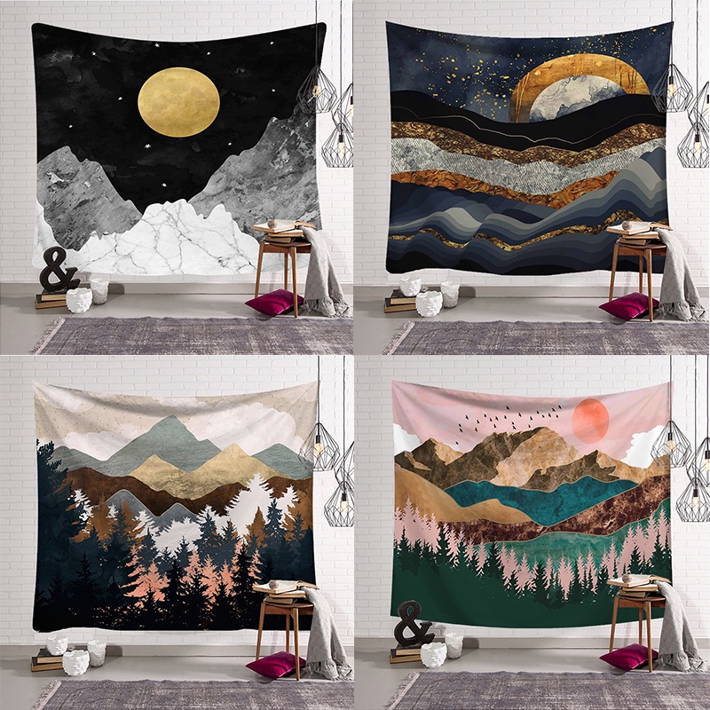 Bohemian Pattern Carpet Fabric Room Decoration A192 Tapestry Wall ...