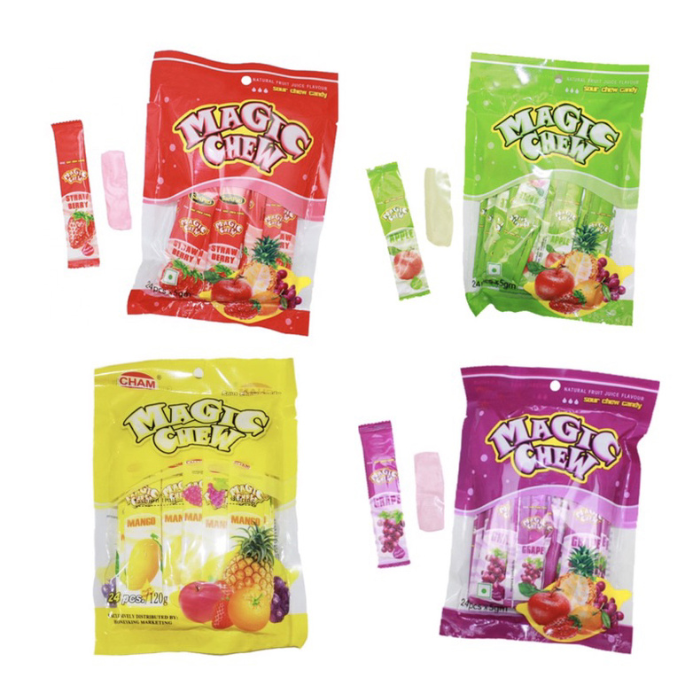MAGIC CHEW fruit-flavored swiss candy | Shopee Philippines