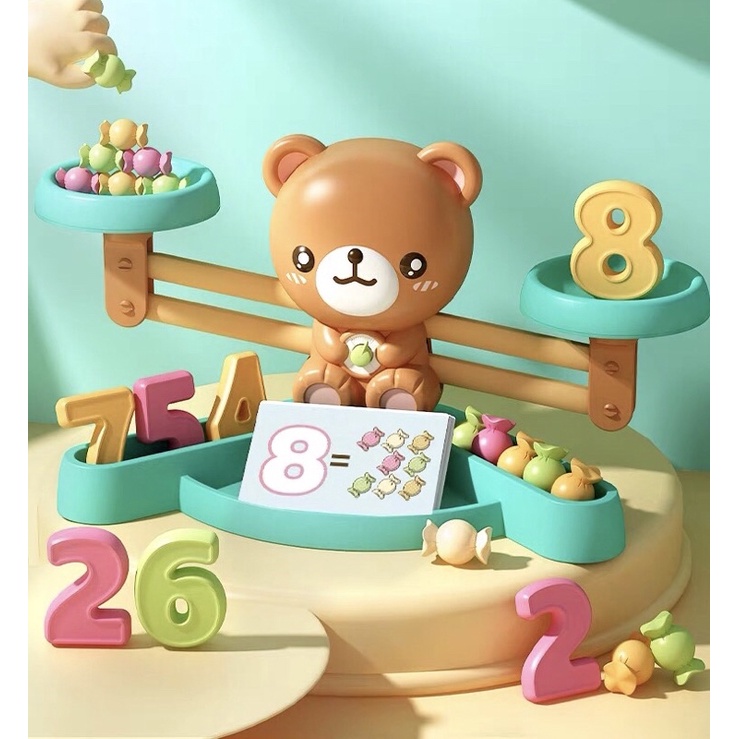 Bear Balance Toys Educational Math toys | Shopee Philippines