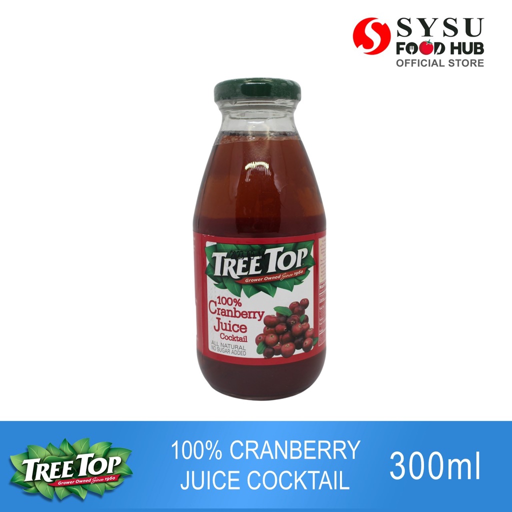 Tree Top 100% Cranberry Juice Cocktail 300ml | Shopee Philippines
