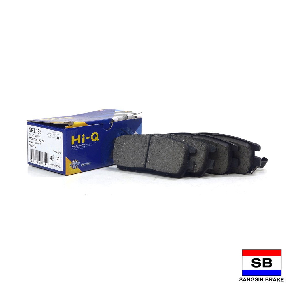 Hi-Q Rear Brake Pads for Mitsubishi Pajero II/Montero SP1538(Outlet ...