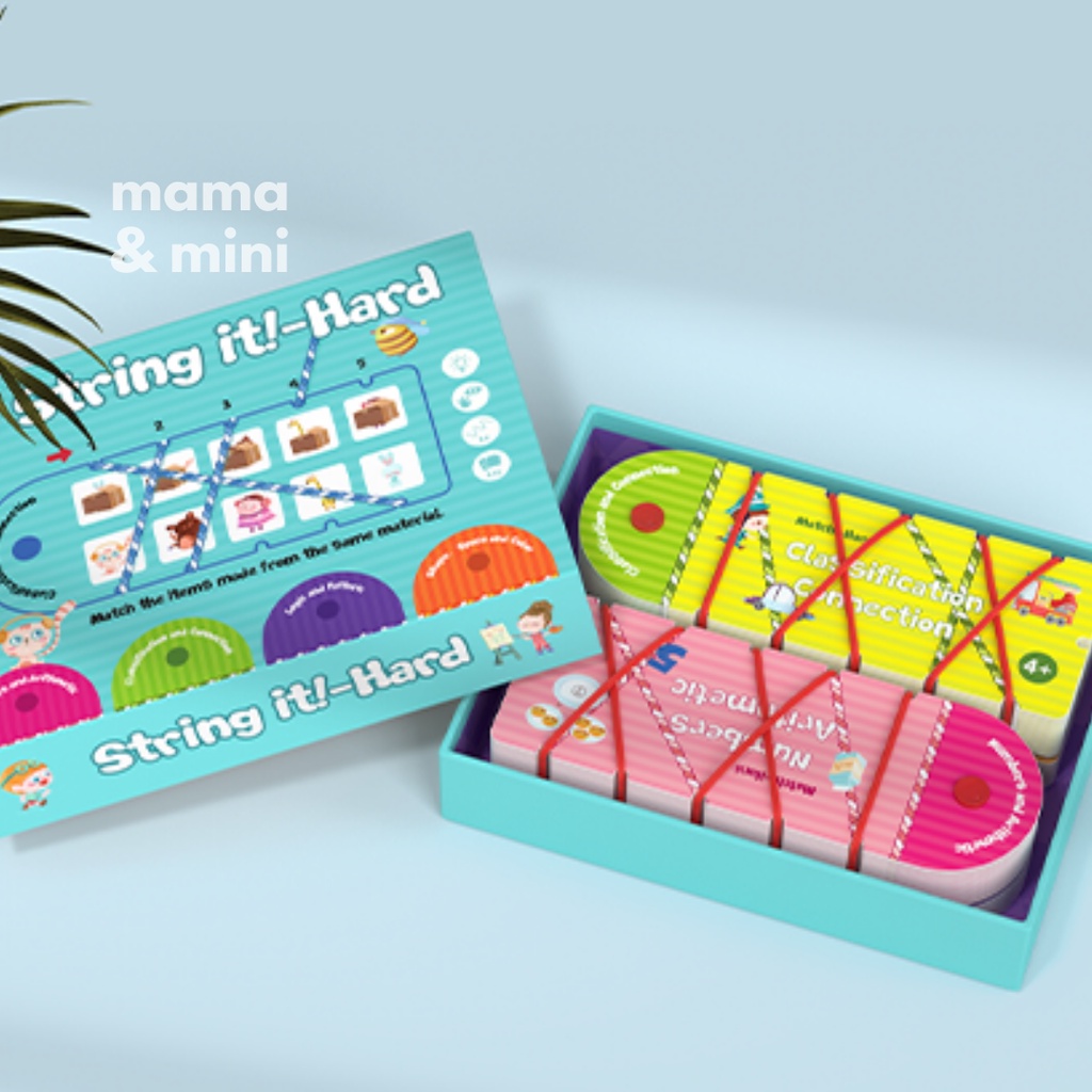 Pinwheel String It! Cognitive Exercise Cards Easy and Advanced Level ...