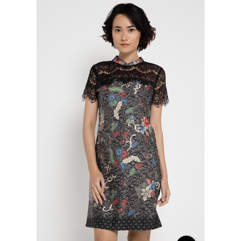 Batik Dress Bhatara Batik Model Shanghai Batik Material Size Xl Soft ...
