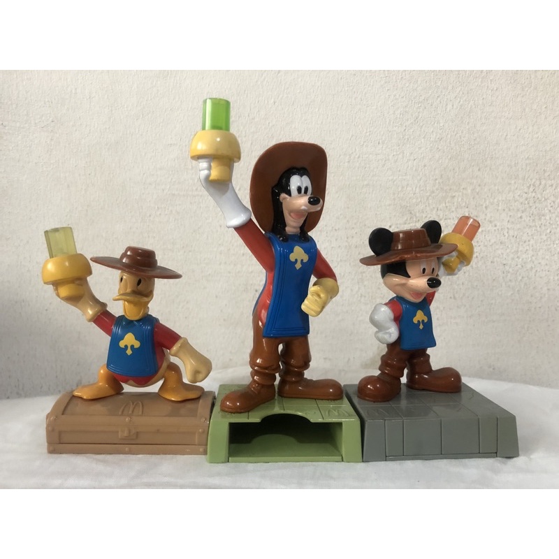 McDonalds Happy Meal Mickey Mouse Three Musketeers set | Shopee Philippines