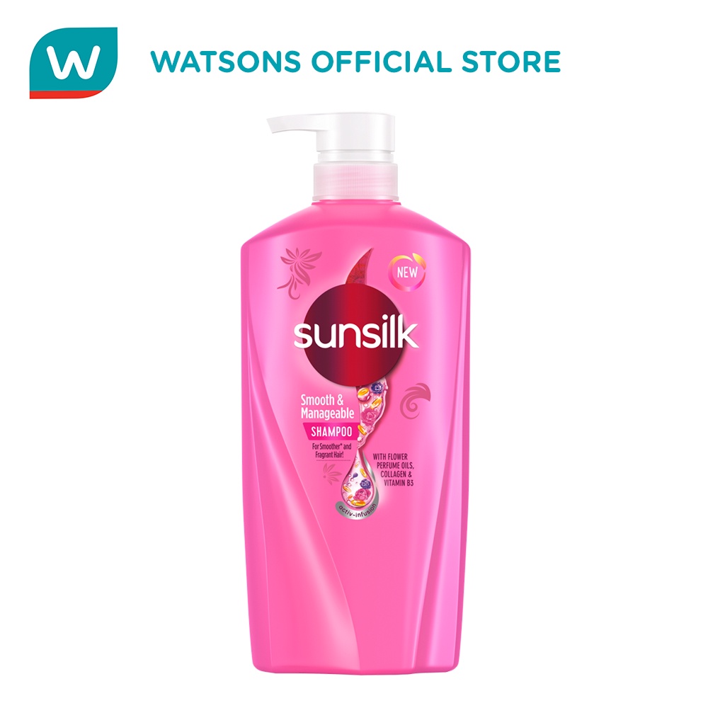 SUNSILK Shampoo Pink Smooth & Manageable 1L | Shopee Philippines