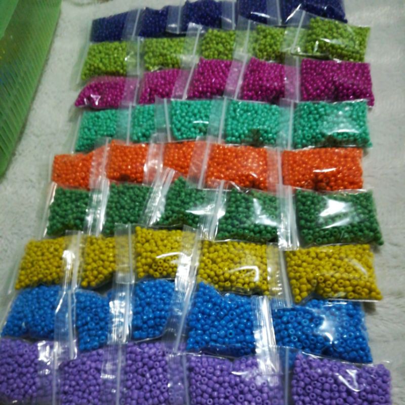 SALE!!! BUY 10 GET 1 PACK FREE!!! 4mm Seed Beads 30g/50g per pack ...