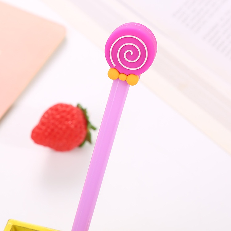 New candy color lollipop neutral pen creative learning stationery ...