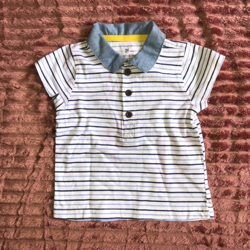 Zippy Baby Polo Shirt 3-6 months (preloved) | Shopee Philippines