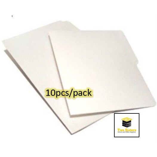 File Folder White Long and Short 10pcs/pack | Shopee Philippines
