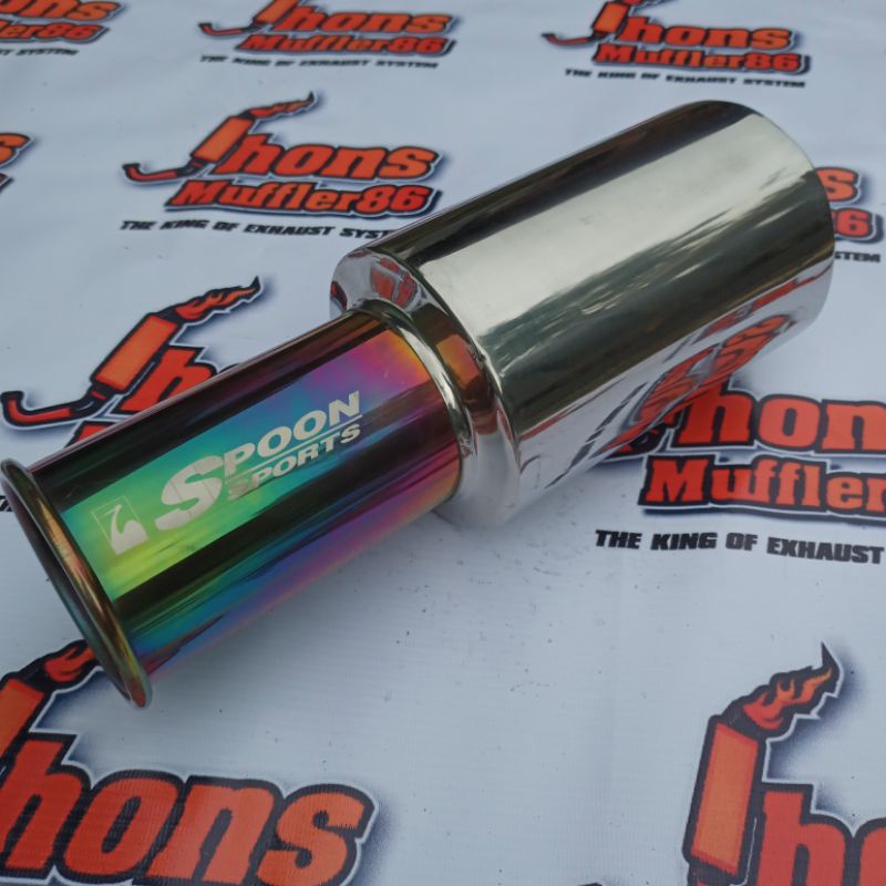 SPOON SPORT RACING CAR EXHAUST FOR JAZZ MOBILIO XENIA AVANZA ETC ...