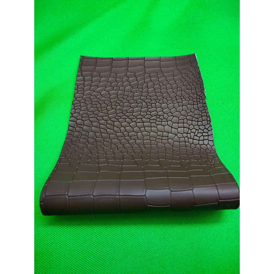 BROWN ALLIGATOR SKIN LEATHERETTE WRAP / GAMIT SA TAKO NG BILYARAN ...