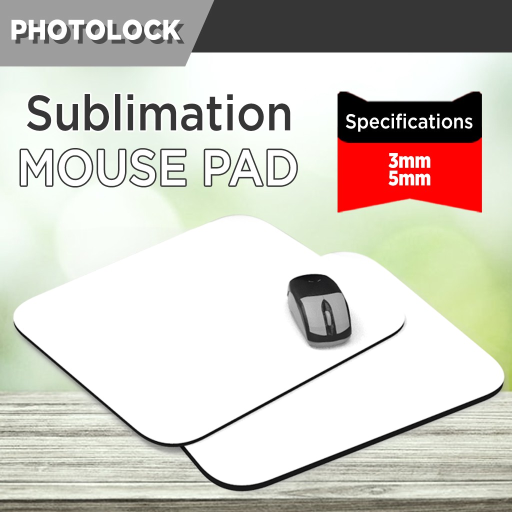 Blanks Sublimation Printable Mouse Pad 18x22cm || 5MM / 3MM | Shopee ...