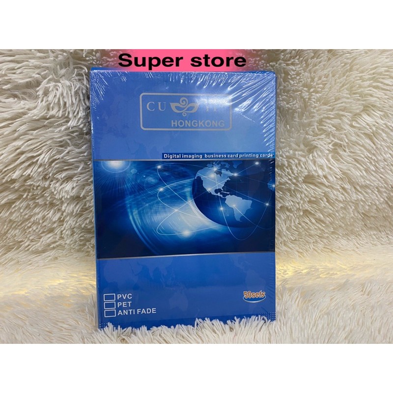 CUYI PVC /PETID SHEET INKJET PRINTABLE A4 SIZE(50sheet) | Shopee ...