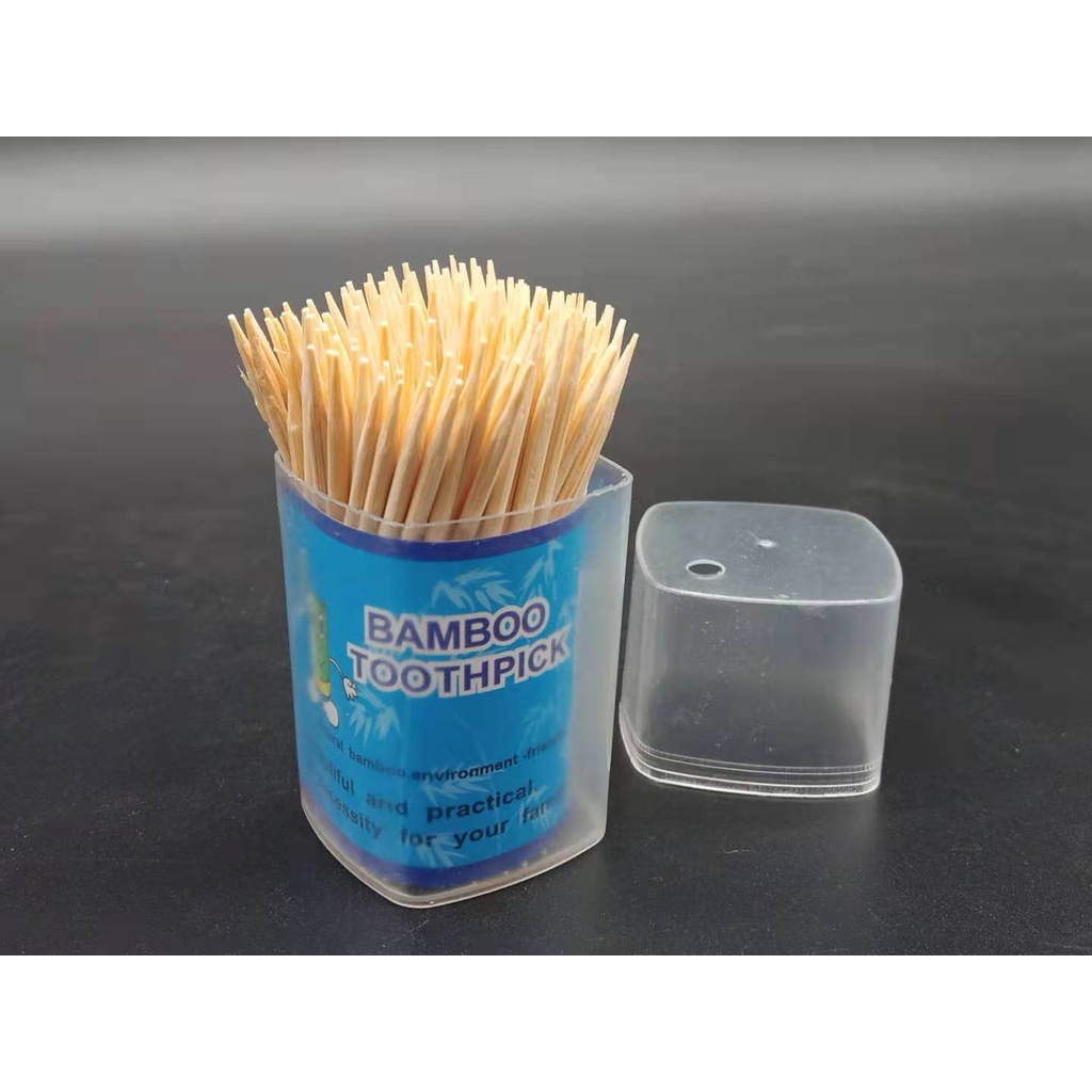BAMBOO TOOTHPICK WITH CASE sold per pck | Shopee Philippines