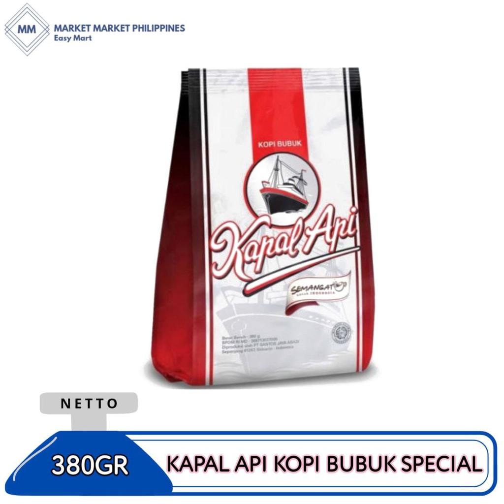 IMG KOPI KAPAL API SILVER SEMANGAT 380G | Shopee Philippines