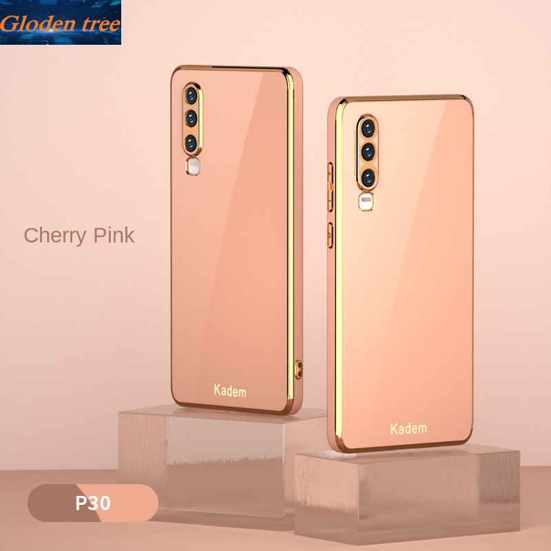 Gloden tree For Huawei P30 P30pro Phone Case Latest Luxury Square Frame ...