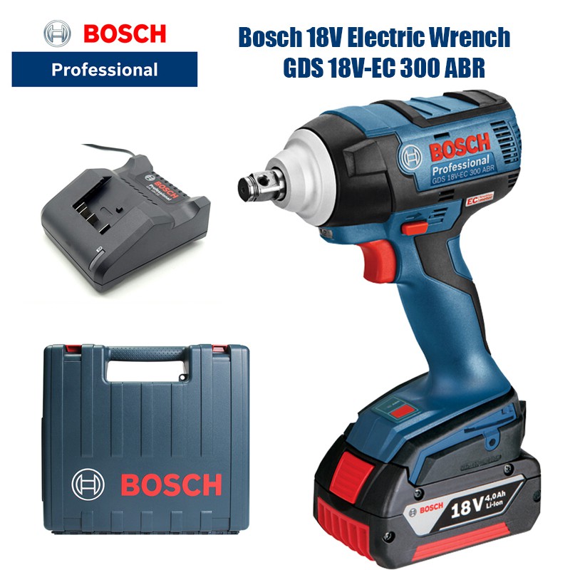 Bosch Gds 18v Ec 300 Abr Cordless Electric Wrench Brushless Lithium