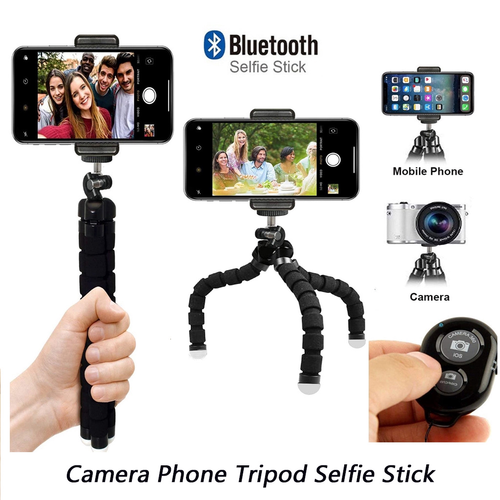 Bluetooth 3 In 1 Selfie Stick Tripod Monopod Wireless Control With