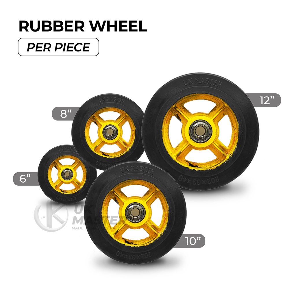 UK MASTER RUBBER WHEEL (Per Piece) | Shopee Philippines
