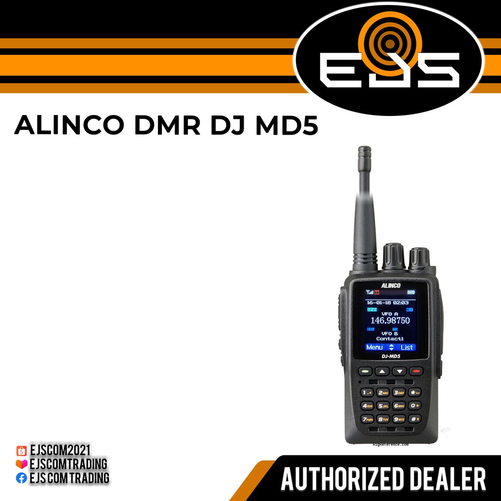 ALINCO DJ-MD5 JAPAN ORIGINAL DUAL BAND DIGITAL RADIO | Shopee Philippines