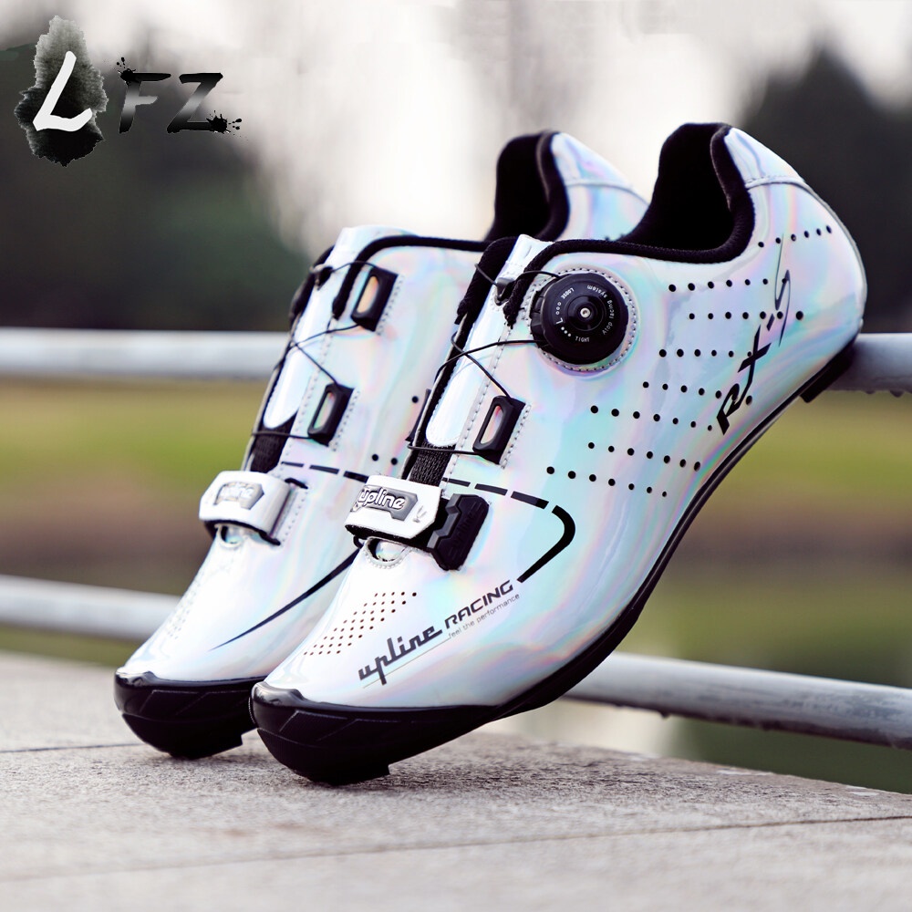 Upline road cycling shoes men racing road bike shoes self-locking colorful bicycle sneakers ...