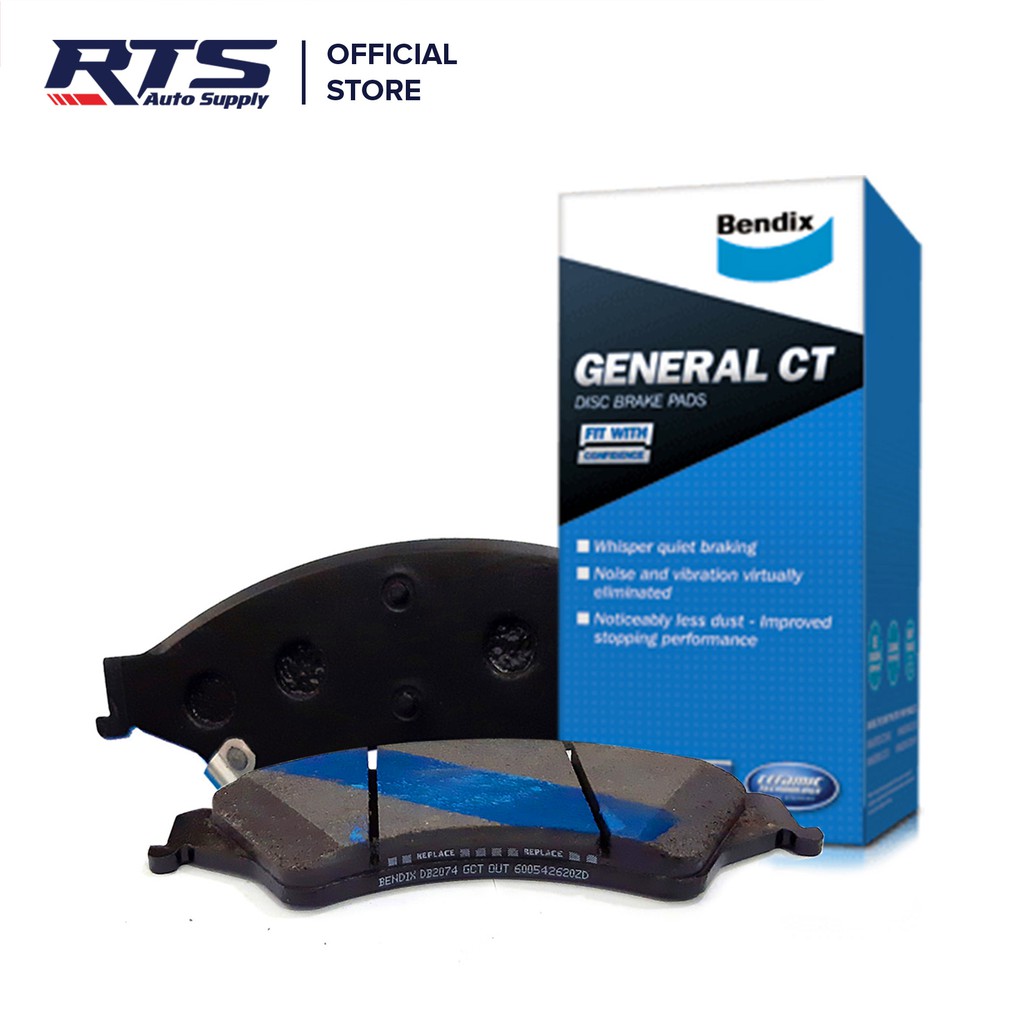Bendix Front Brake pad for Toyota Corolla Altis 2001 - 2007 DB1422 GCT ...