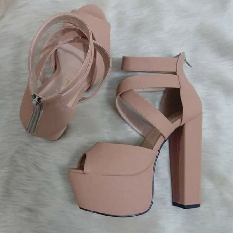 PAGEANT HEELS SANDALS 5INCHES ONLY MADE TO ORDER LILIW MADE | Shopee ...