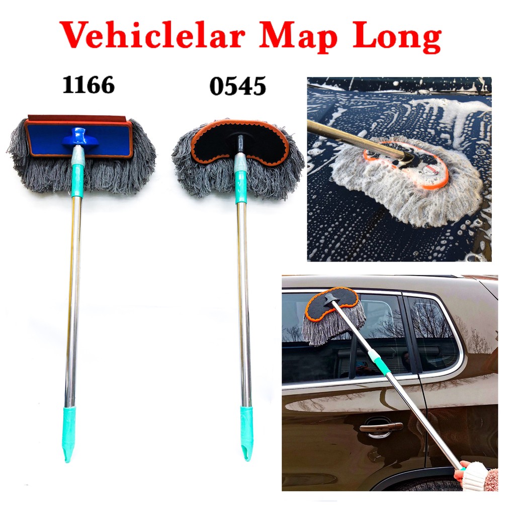 CAR MICROFIBER WASH CLEANING BRUSH DUSTER DUST WAX RETRACTABLE ...