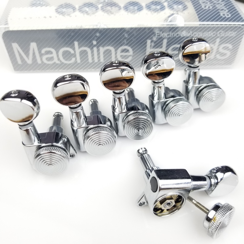 New Chrome Guitar Locking Tuners Electric Guitar Machine Heads Tuners ...