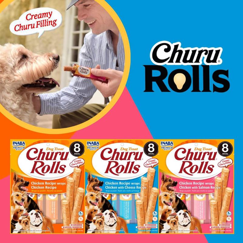 INABA CHURU ROLLS (12g x 8) | Shopee Philippines