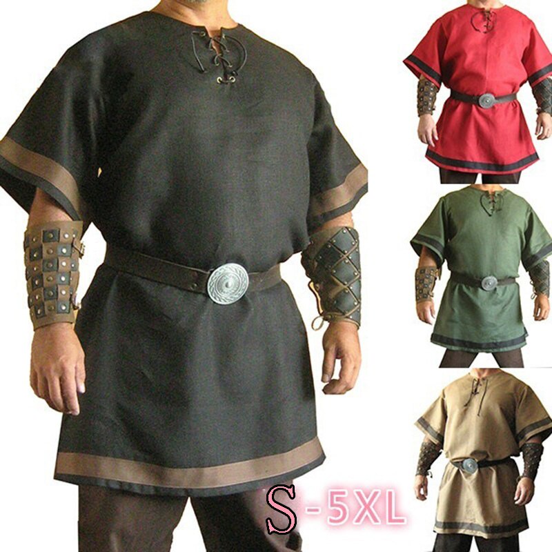 2022 Middle Age cosplay Vintage Renaissance Period Viking Warrior ...