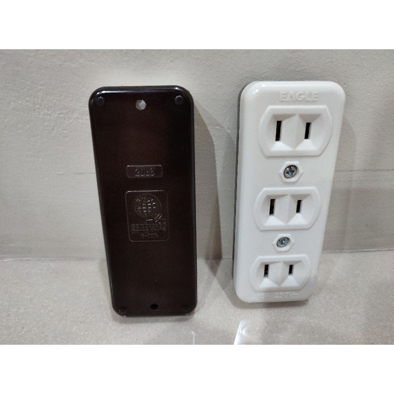 Eagle Outlet Surface type Duplex (2gang), Tri-plex (3gang) and Heavy ...