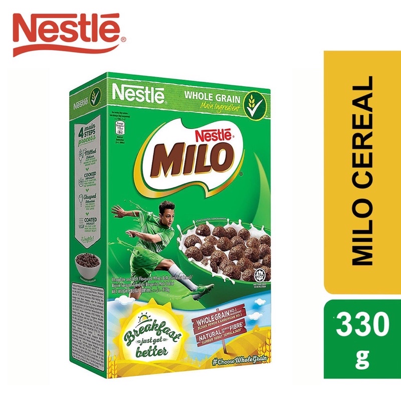 Nestle MILO Cereal Breakfast Cake - Box of 150/330/450g | Shopee ...