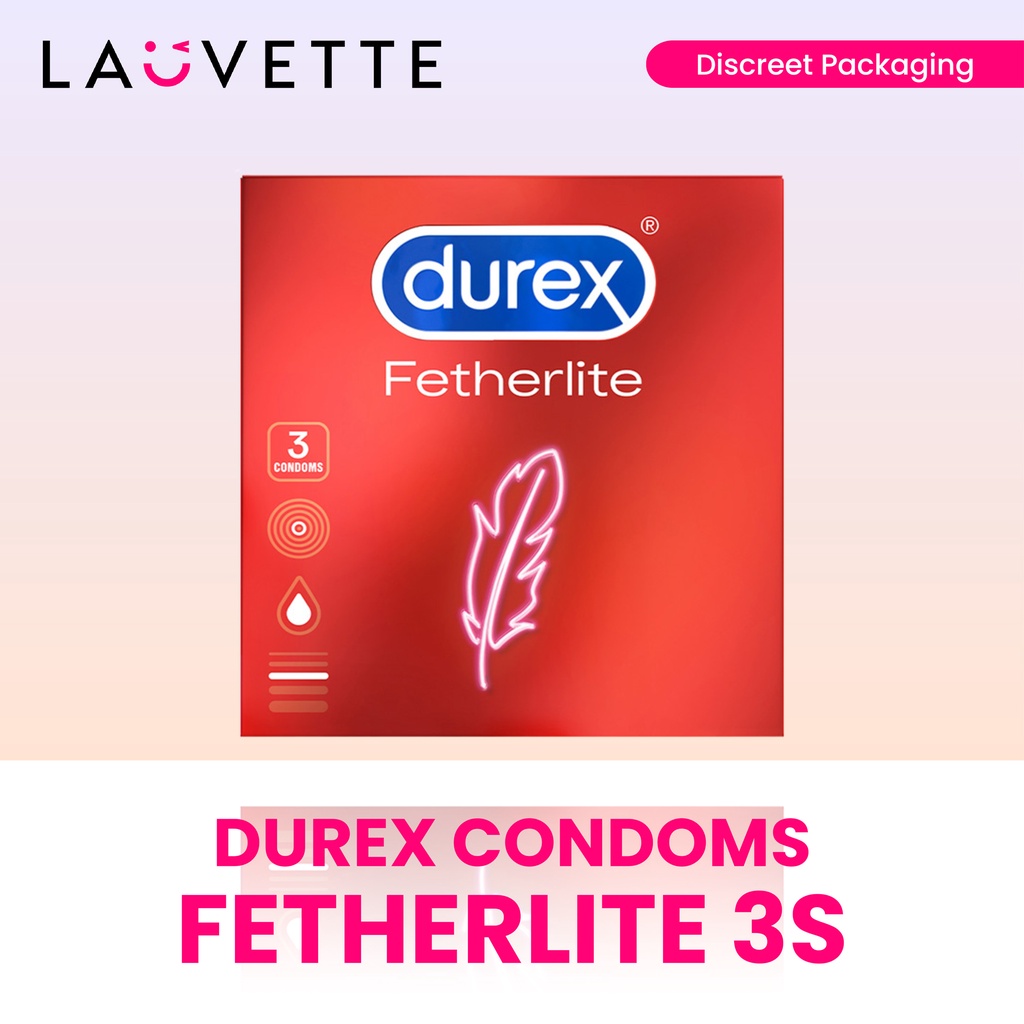 Durex Condoms Fetherlite 3s | Shopee Philippines